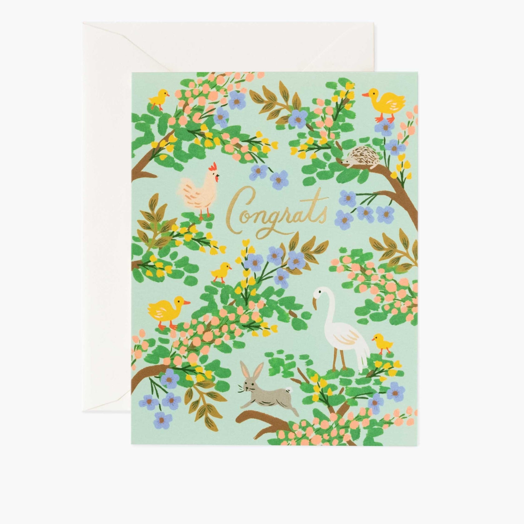 Congrats Forest Card – Lost Pines Art Bazaar